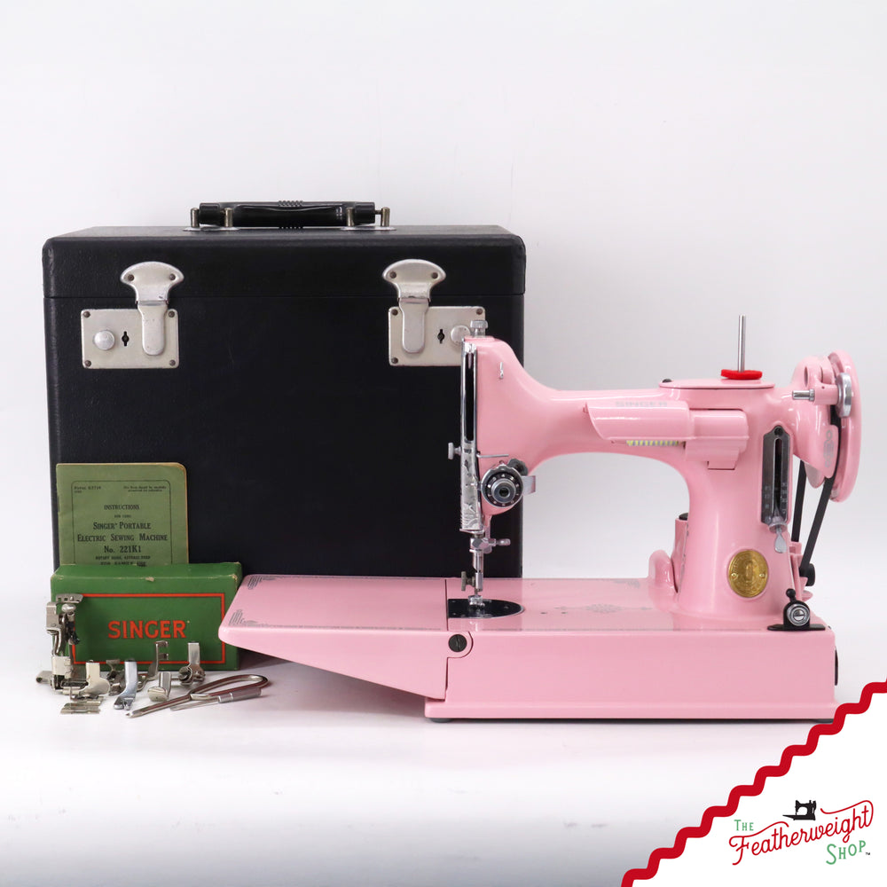 Singer Featherweight 221K - EF279*** - Fully Restored in Pink Frosting ...