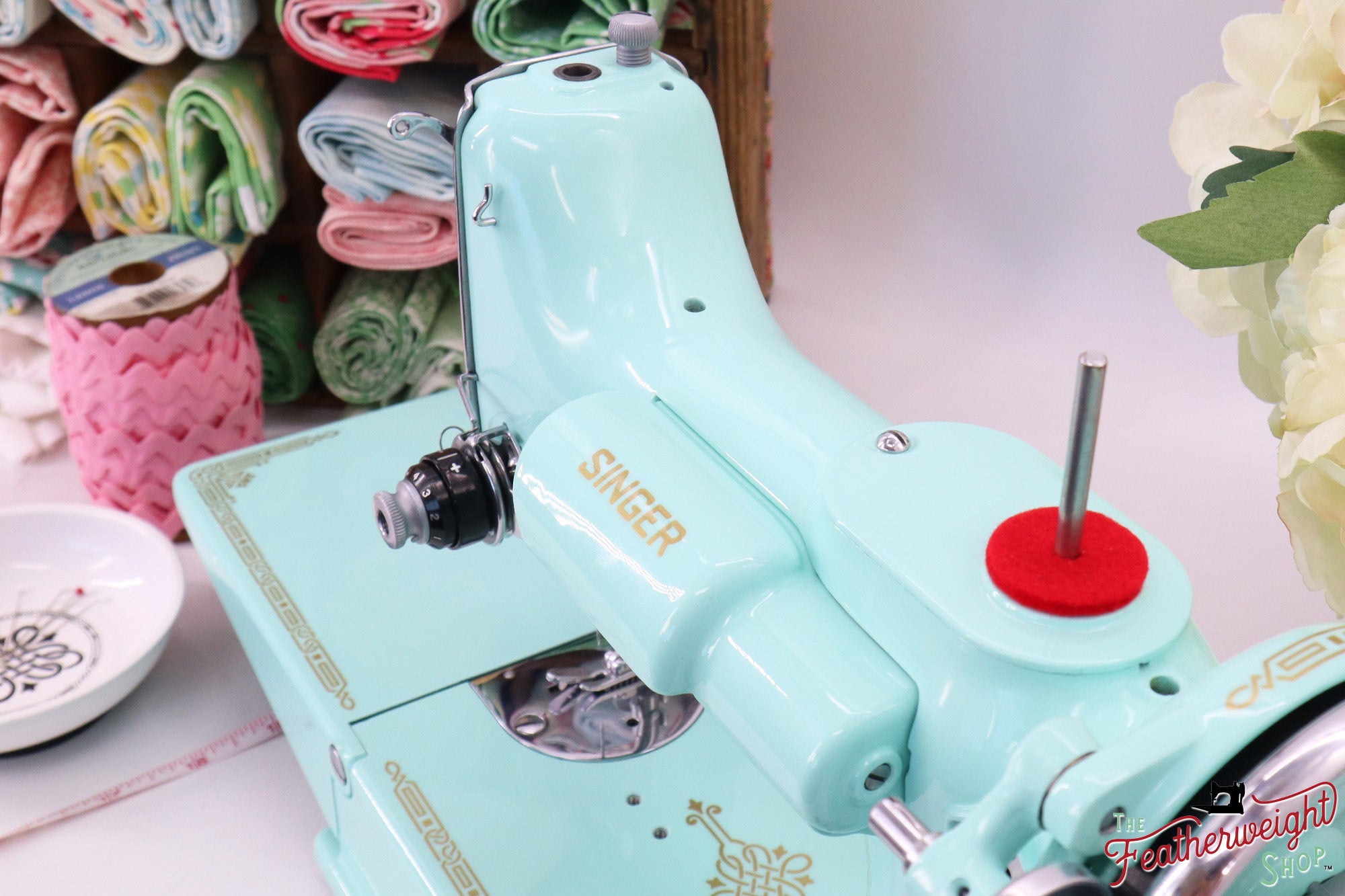 Singer Featherweight 221, AE550*** - Fully Restored in Jenny Blue – The ...
