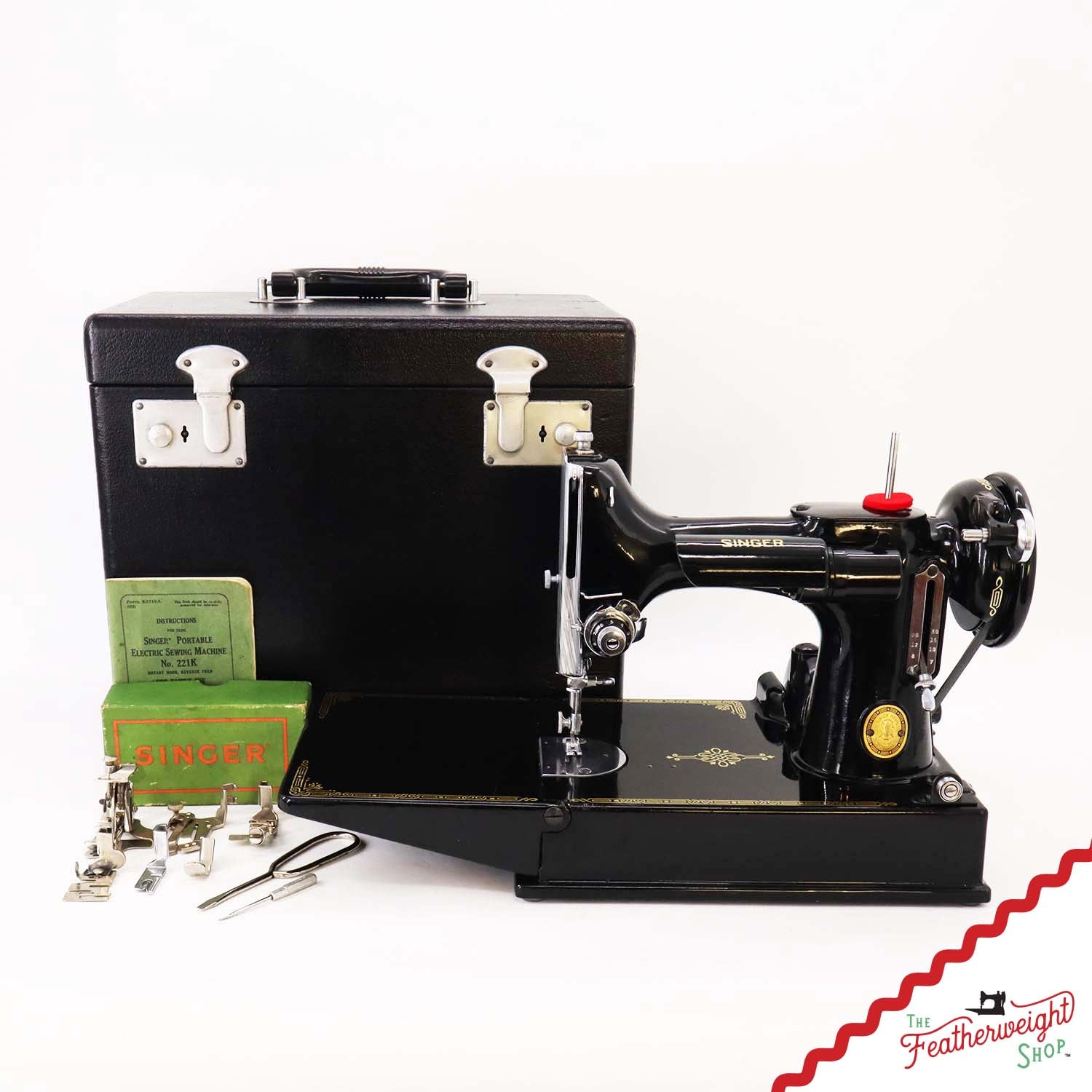Singer Featherweight 221K Sewing Machine, 1952 - EH3714** – The Singer ...