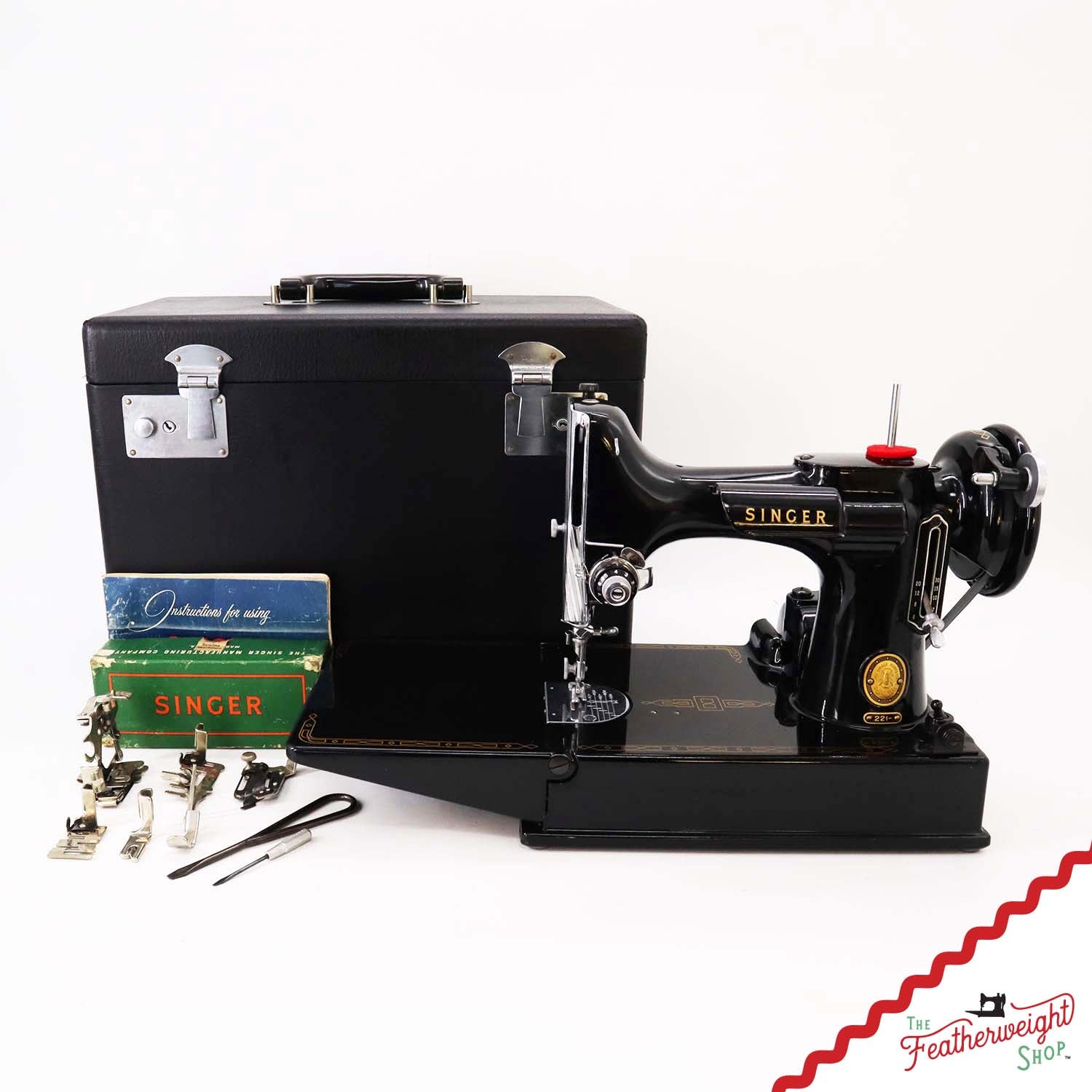 Singer Featherweight 221 Sewing Machine, AL9069** - 1955 – The Singer ...