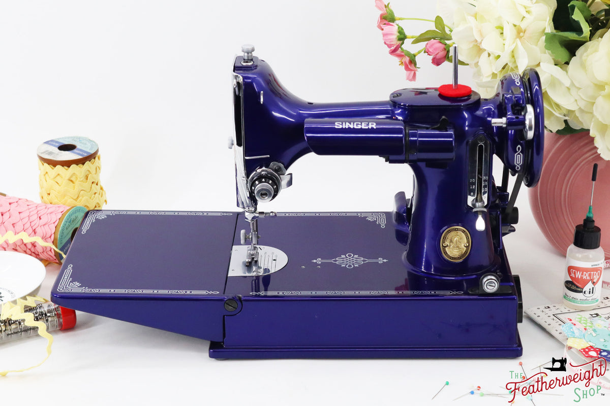Singer Featherweight 221K, 1951 - EG438*** - Fully Restored in Cobalt ...
