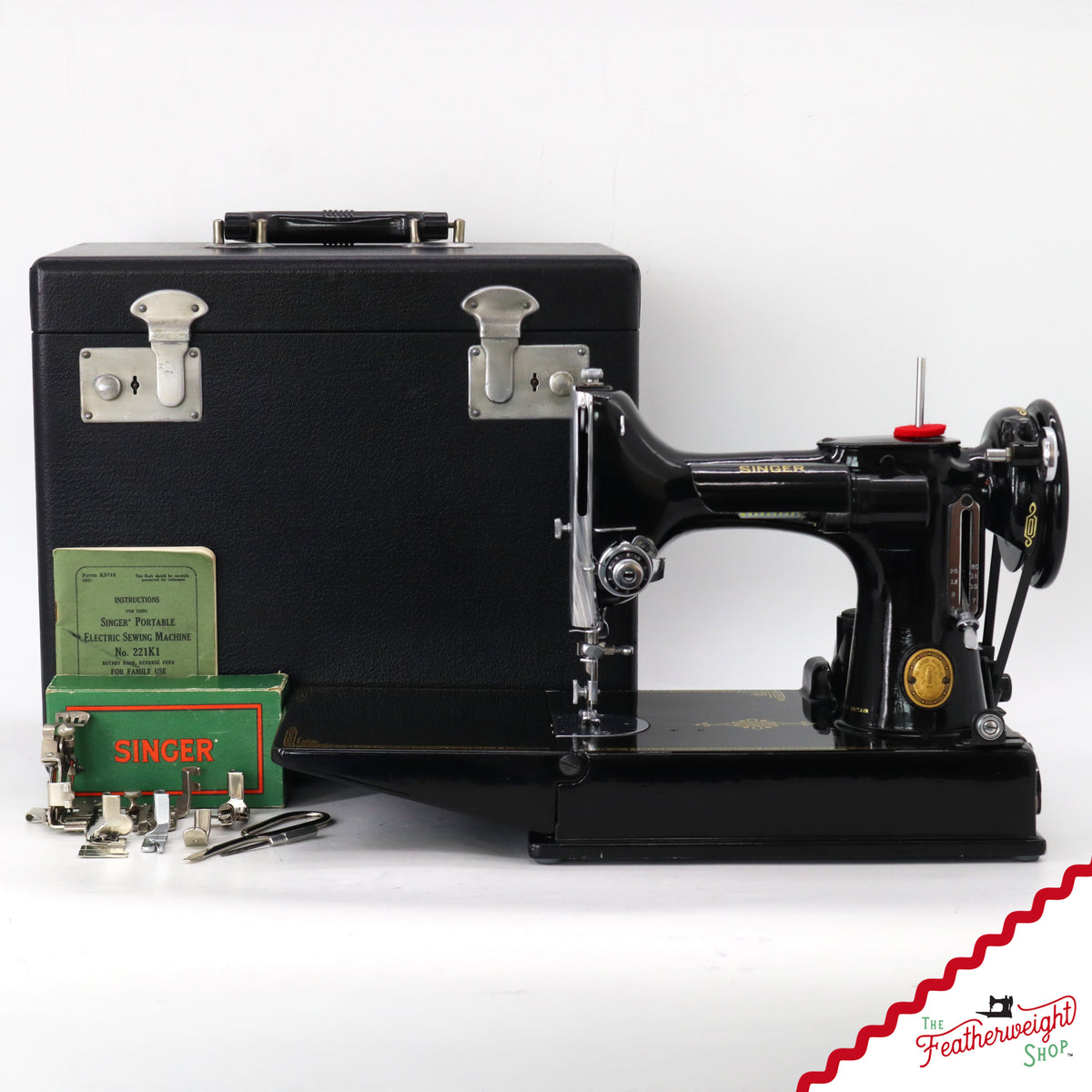 Singer Featherweight 221K Sewing Machine, 1952 - EH626*** – The Singer ...
