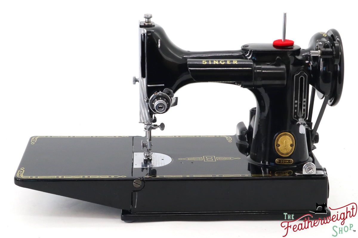 Singer Featherweight 221K Sewing Machine, 1957 - EM597*** – The Singer ...