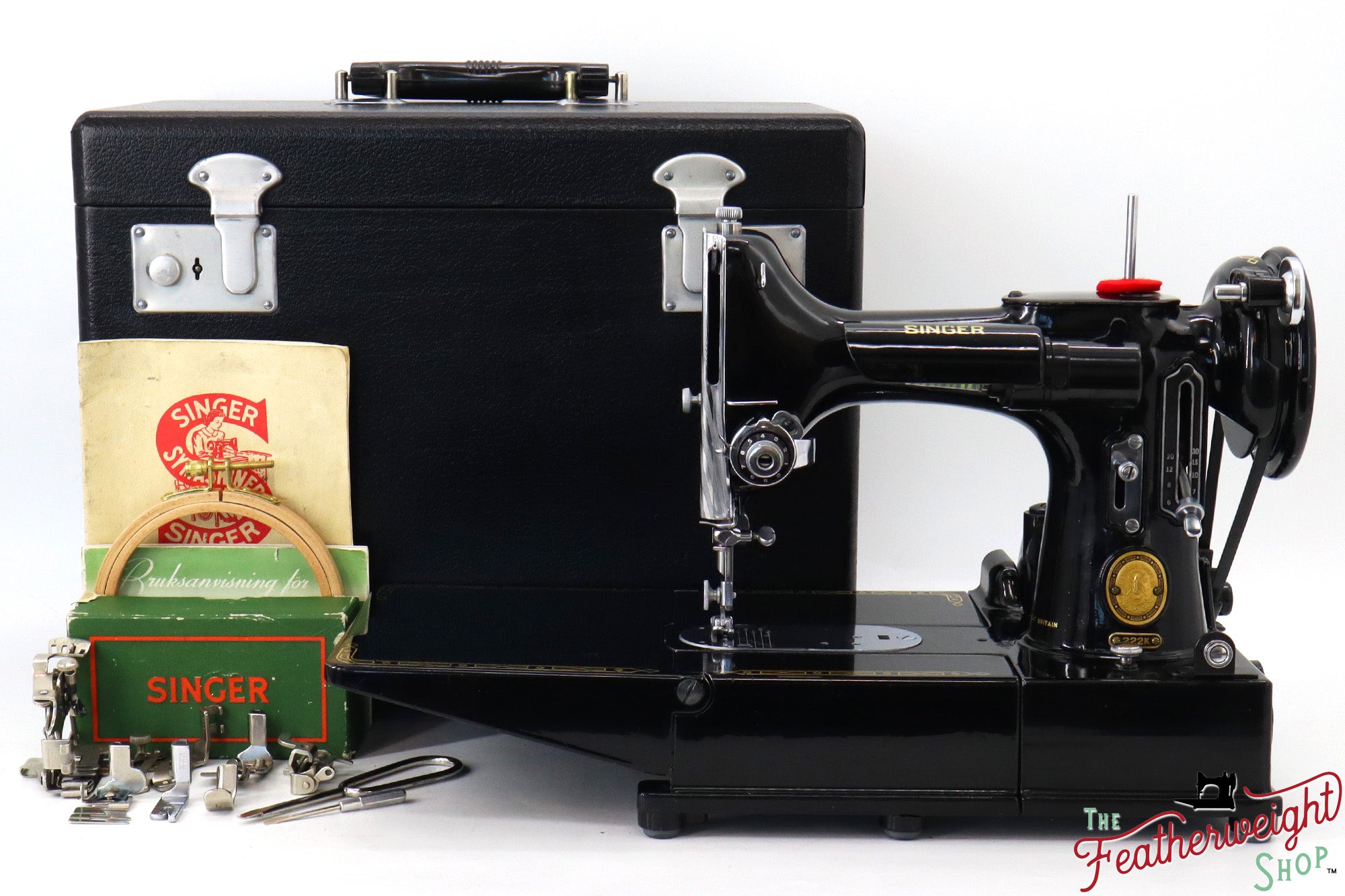 Singer Featherweight 222K Sewing Machine For Sale – The Singer ...