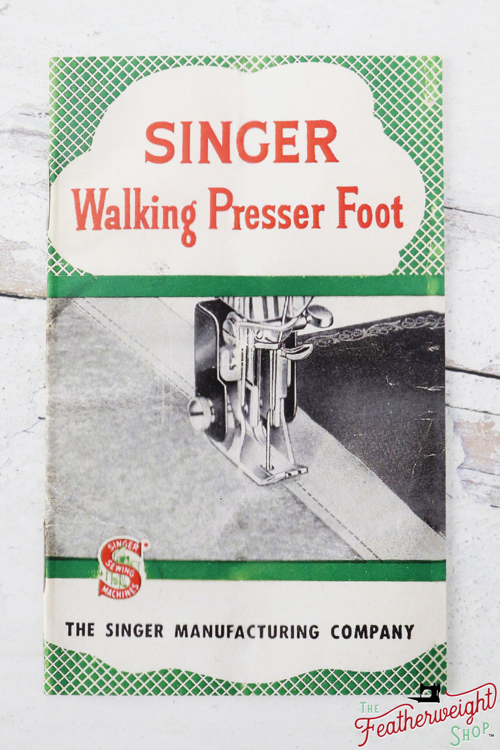 Manual, Singer Walking Foot (Penguin) - Replica – The Singer ...