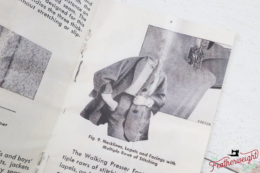 Manual, Singer Walking Foot (Penguin) - Replica – The Singer ...