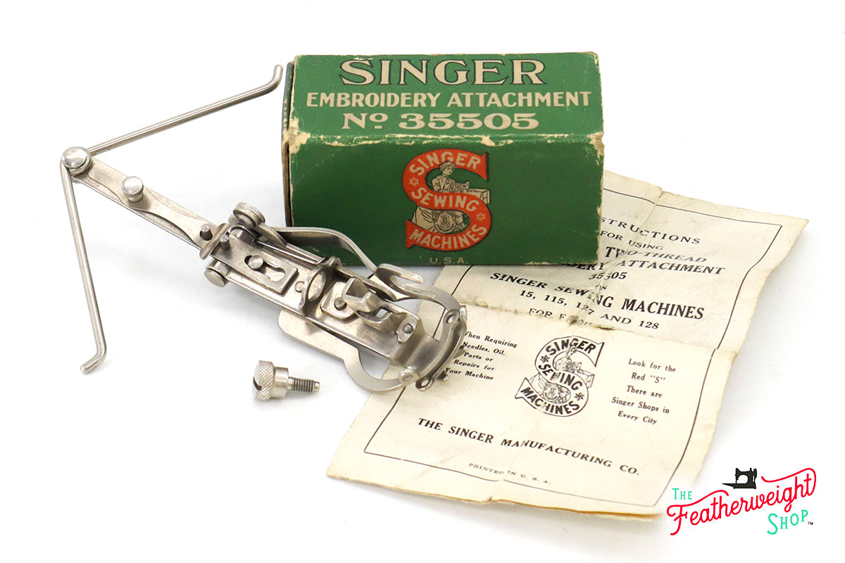 Vintage Singer Two Thread Embroidery Attachment #35505 – The Singer ...