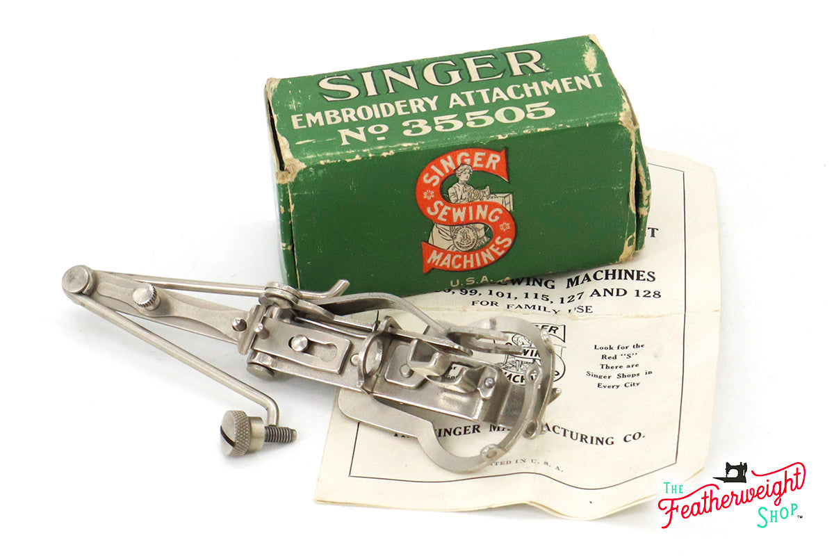 Vintage Singer Two Thread Embroidery Attachment #35505 – The Singer ...