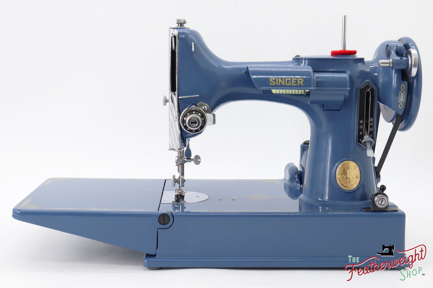 Singer Featherweight 221K - EE575*** - Fully Restored in Denim – The ...