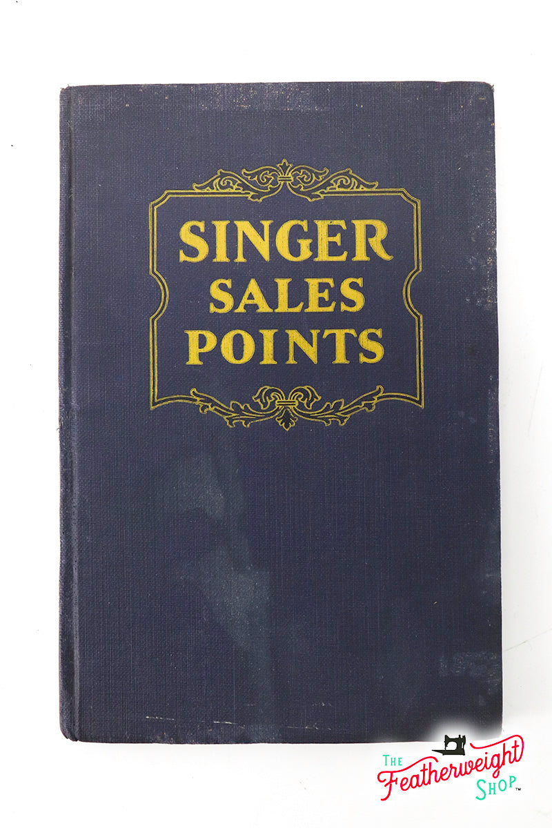 Book, Singer Sales Points, (Vintage Original) - RARE – The Singer ...