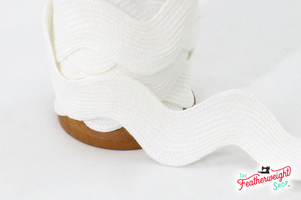 1 3/8" Inch JUMBO RIC RAC - WHITE – The Singer Featherweight Shop