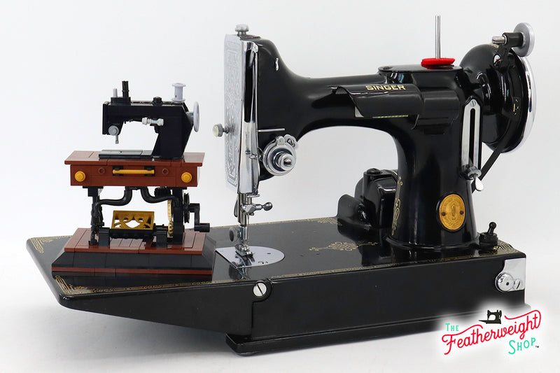 Treadle Sewing Machine Lego-Style Toy Building Block Set by Sallie Tom ...