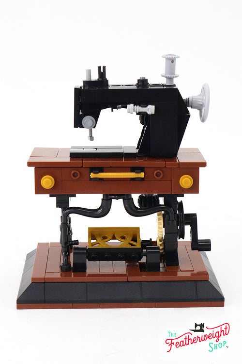 Treadle Sewing Machine Lego-Style Toy Building Block Set by Sallie Tom ...