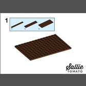 Treadle Sewing Machine Lego-Style Toy Building Block Set by Sallie Tom ...