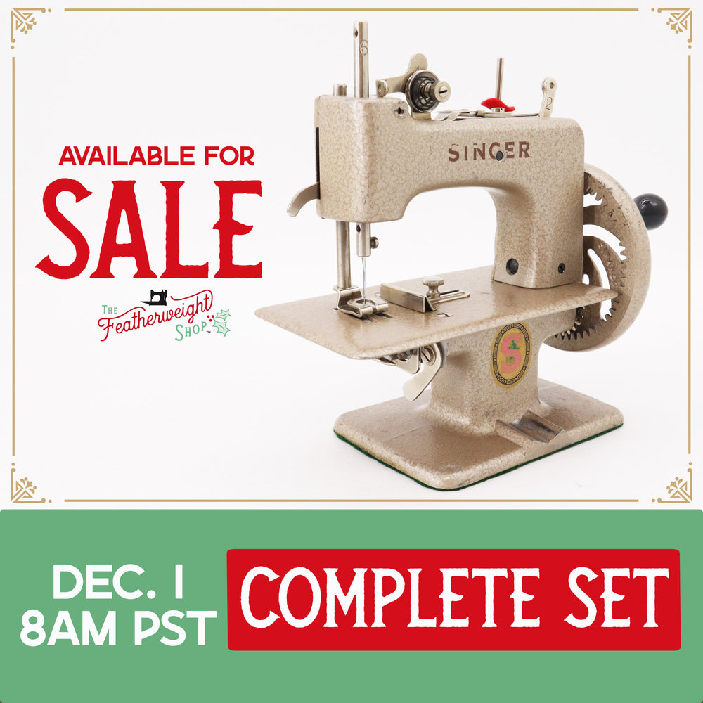 Singer Sewhandy Model 20 - Hammered Wispy Mauve - RARE, Complete Set ...