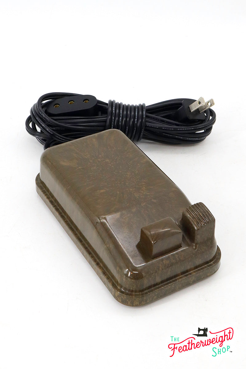 Foot Controller, SINGER Marbled Tortoise Shell Coloring with Bakelite ...