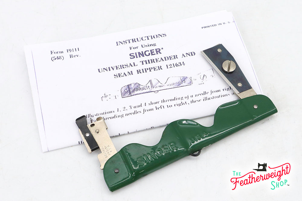 Needle Threader and Seam Ripper, Singer (Vintage Original) – The Singer ...