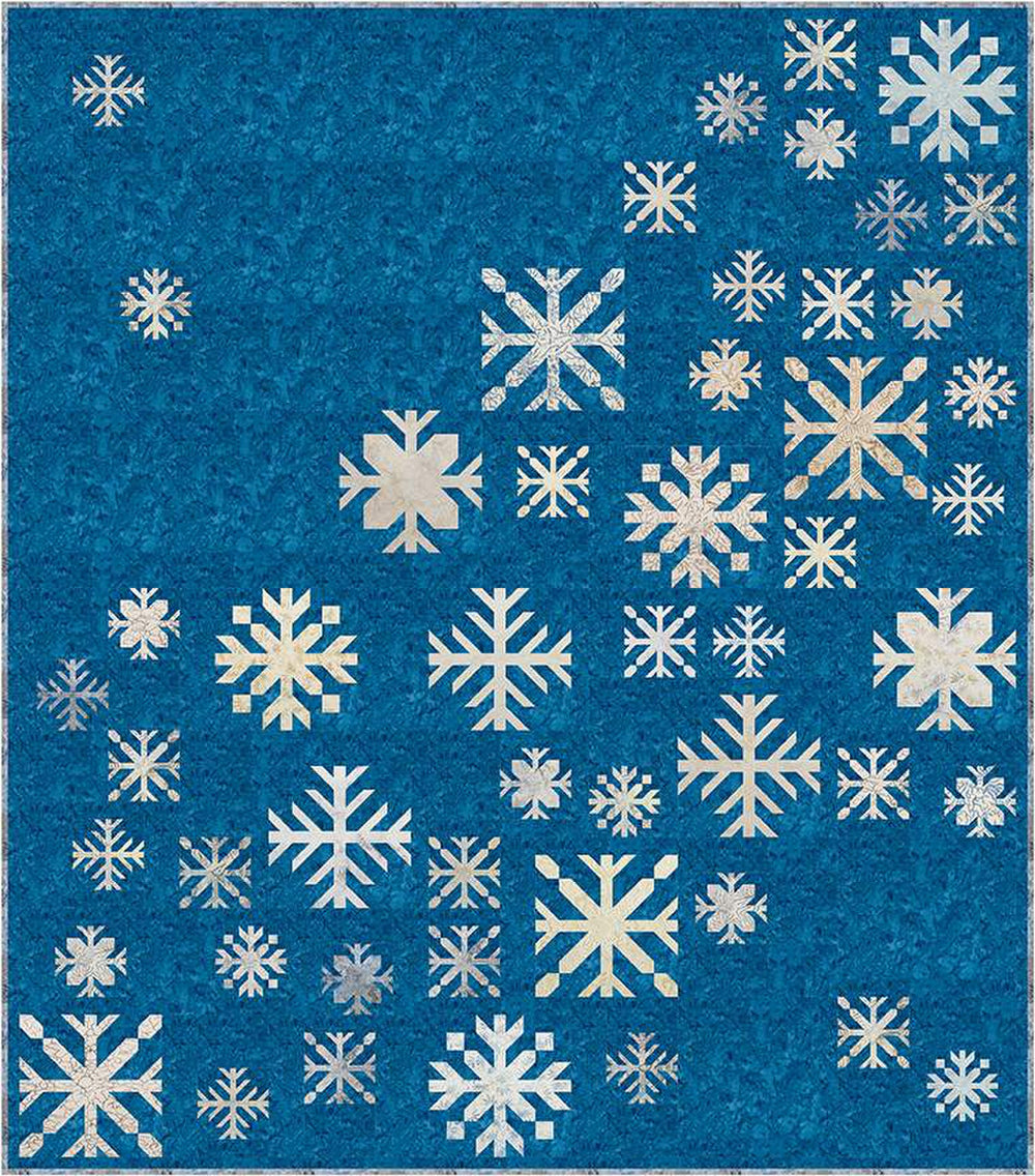 PATTERN, Cozy Up Snowflake Quilt by Bluebird Patterns – The Singer ...