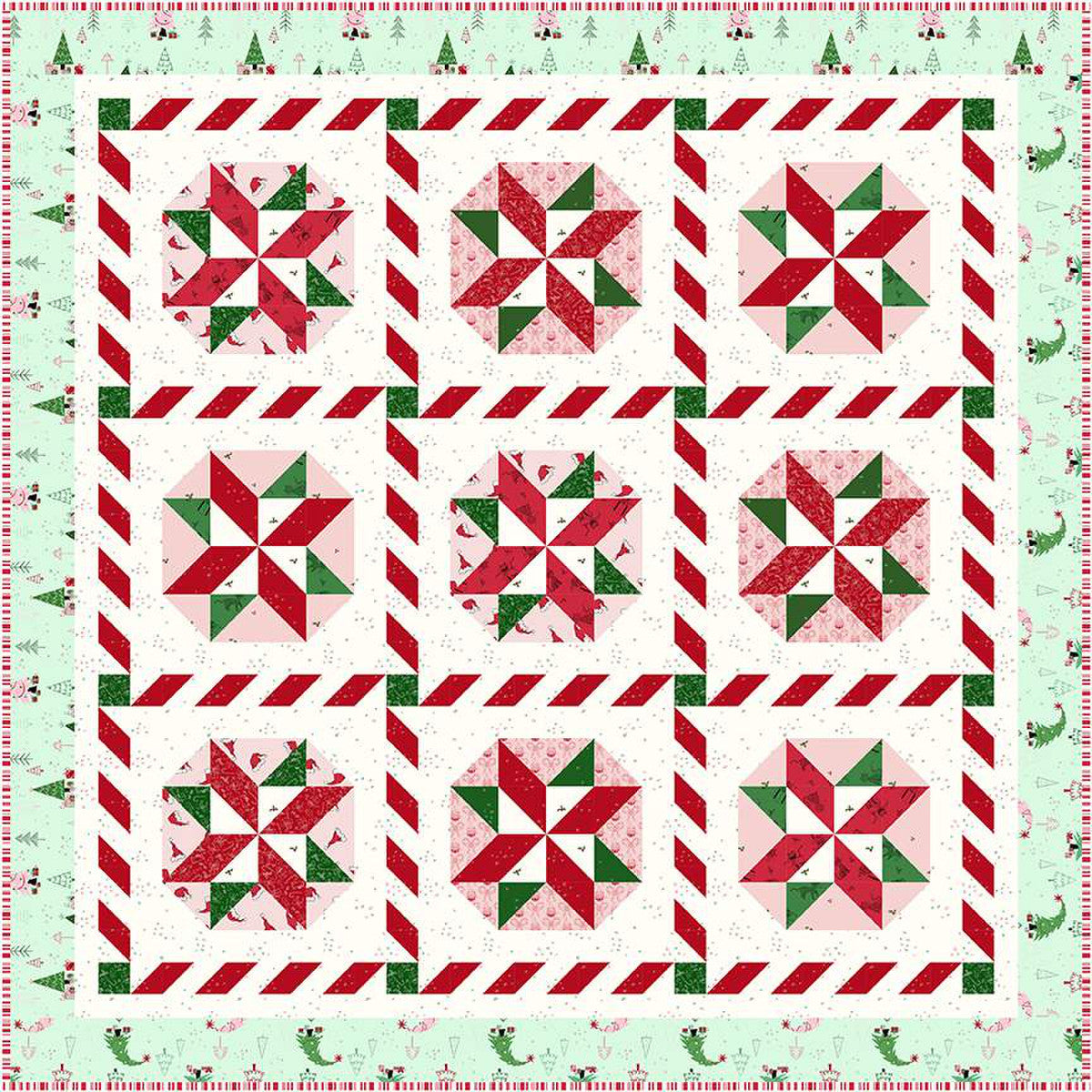 PATTERN, Peppermint Twirl Quilt – The Singer Featherweight Shop