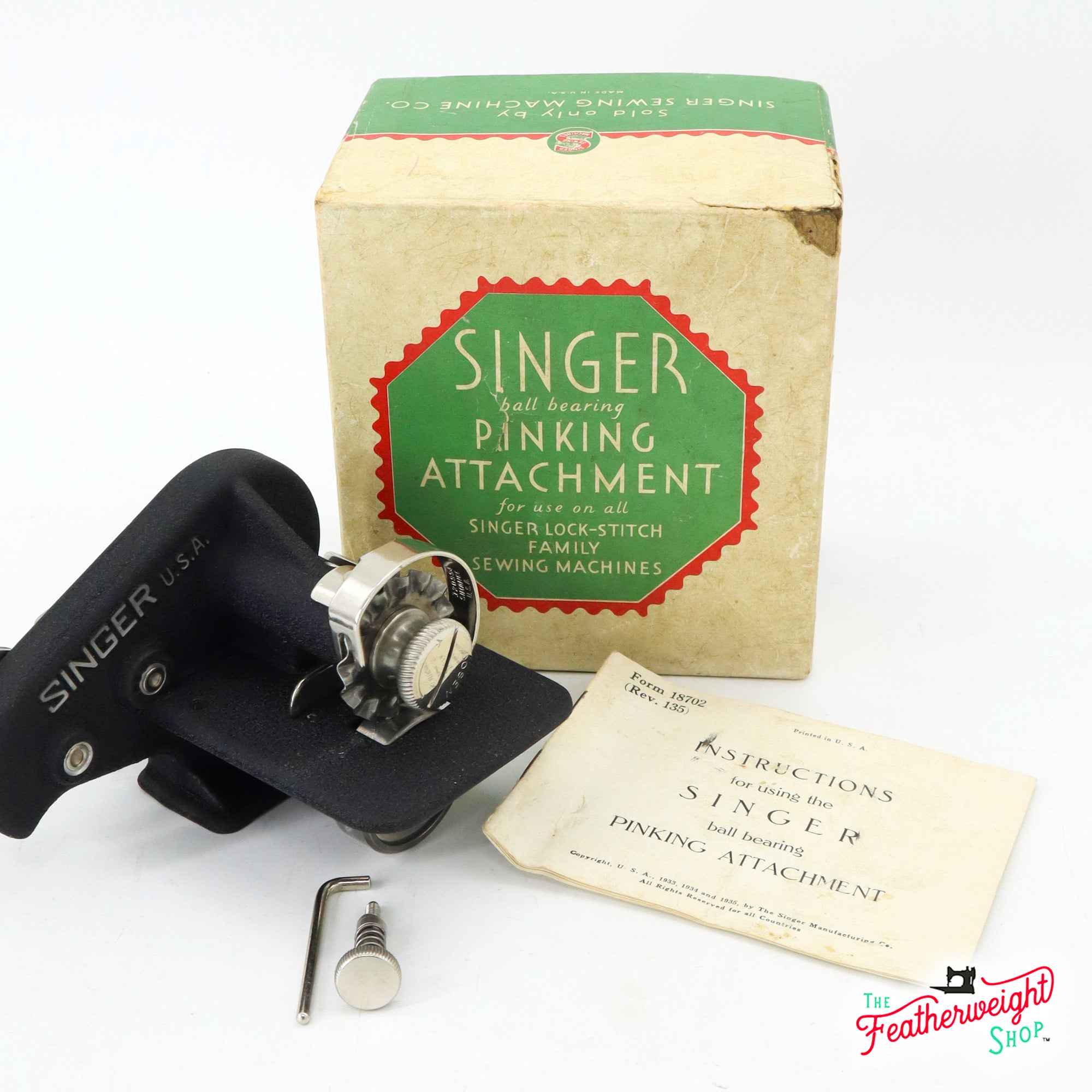 Pinking Attachment, Singer (Vintage Original) – The Singer ...