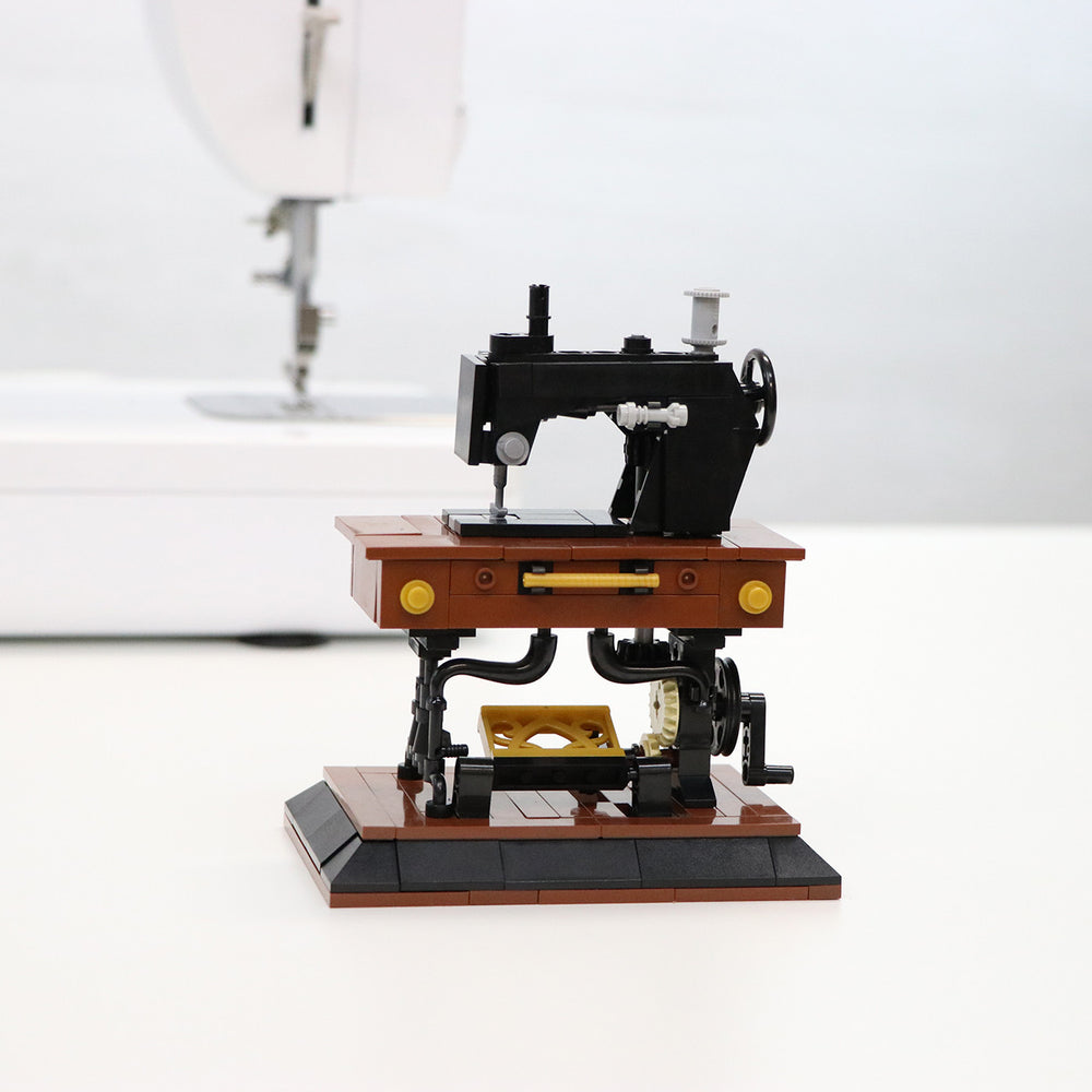 Treadle Sewing Machine Lego-Style Toy Building Block Set by Sallie Tom ...