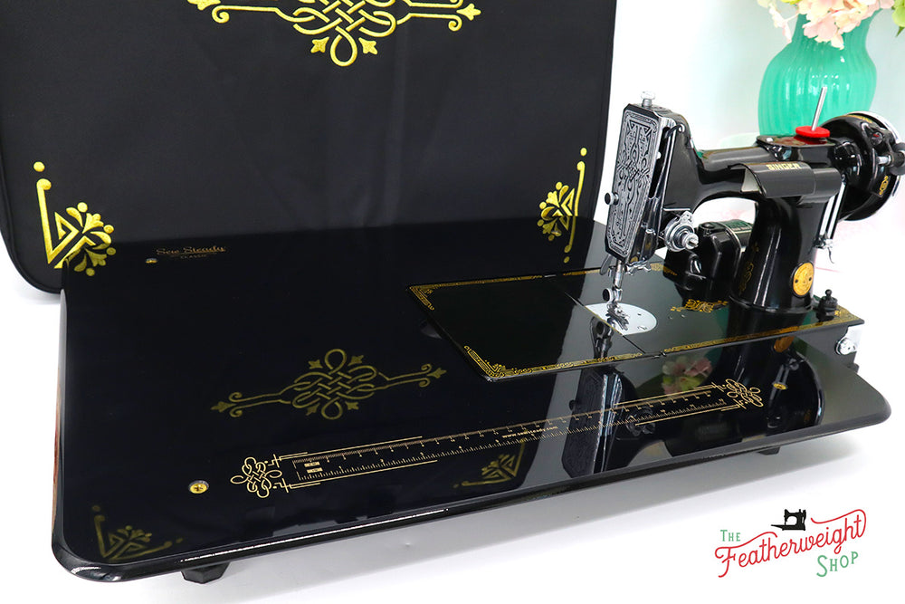 Sew Steady BLACK CLASSIC Singer Featherweight Table Extension + BAG SE ...