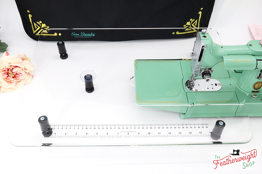 Sew Steady CLEAR Singer Featherweight Table Extension + BAG – The ...