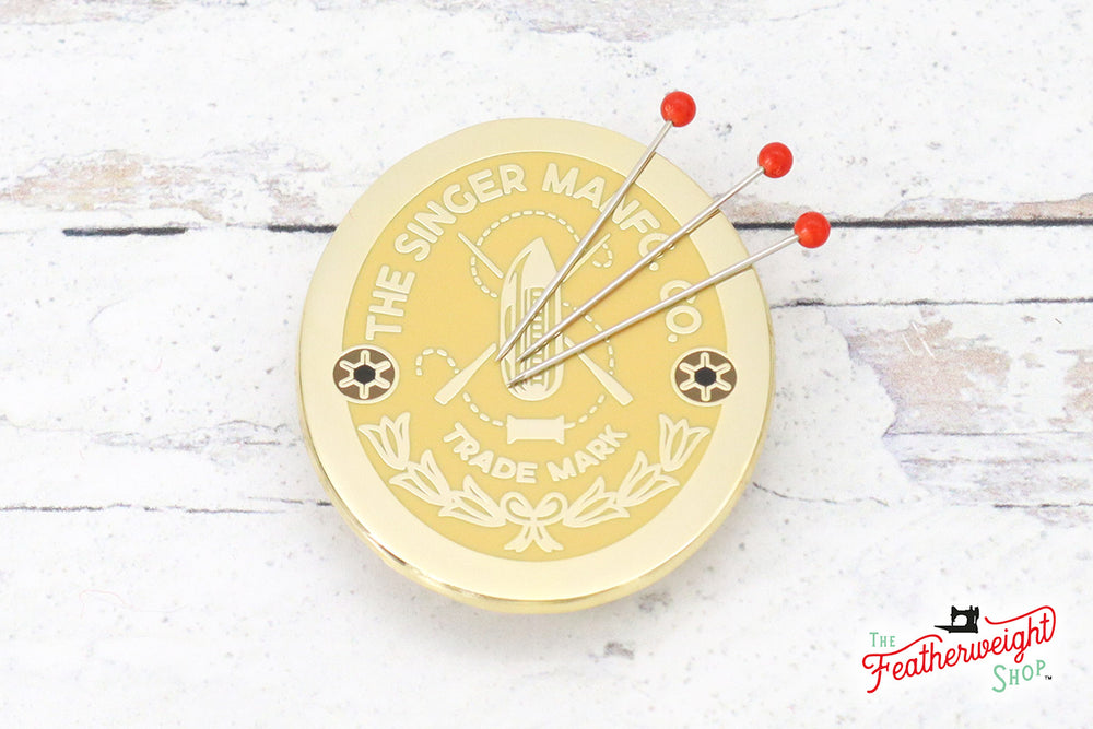 Needle Minder, PIN PAL - Singer's Standard Gold Badge – The Singer ...