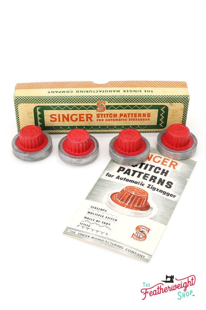 Singer Automatic Zigzagger Stitch Patterns, Vintage – The Singer ...