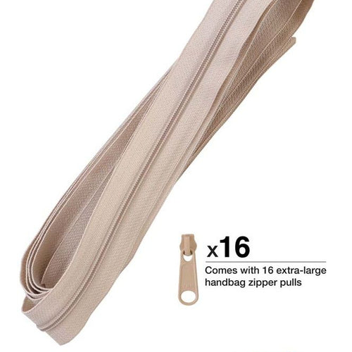 Zipper, NATURAL Zippers by the Yard - 4 Yards – The Singer ...