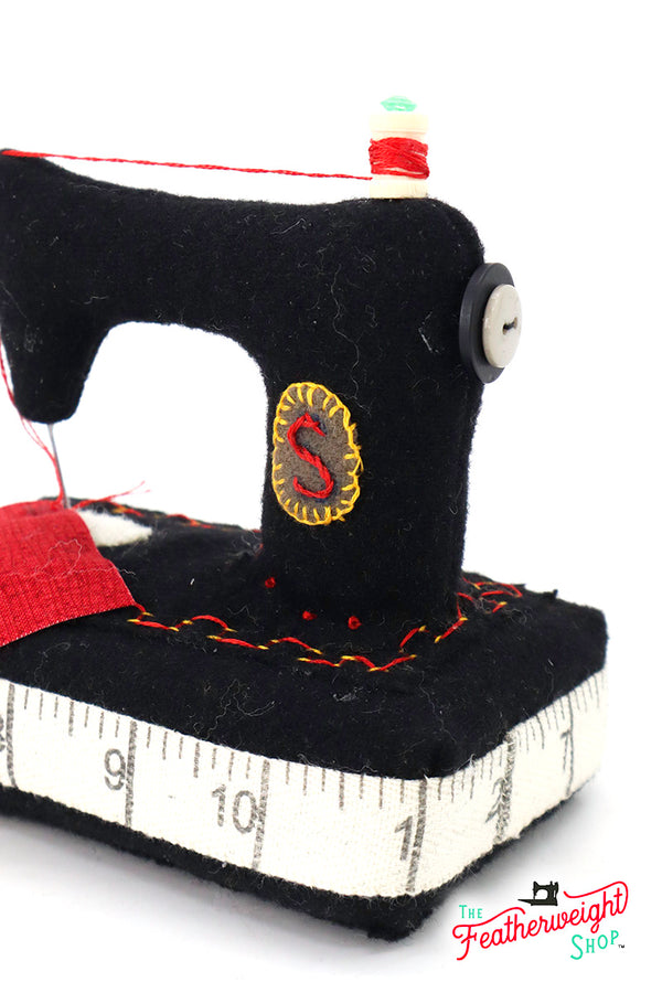 Kit, Wool Pin Cushion ~ Theresa's Old Black Singer Sewing Machine – The ...