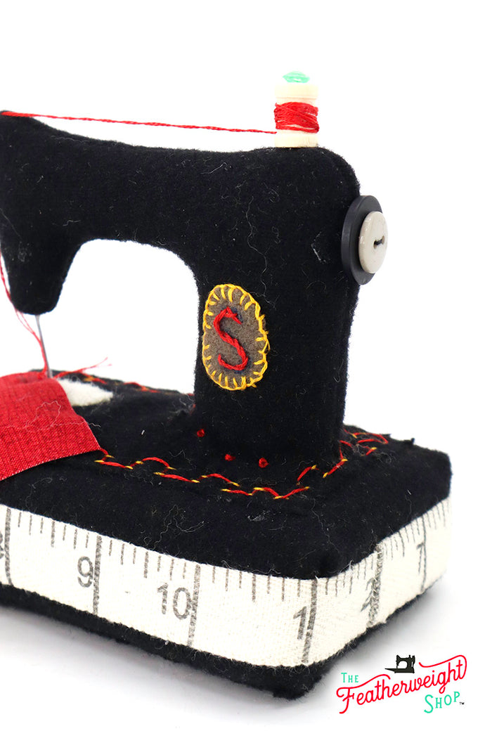 Kit, Wool Pin Cushion ~ Theresa's Old Black Singer Sewing Machine – The ...