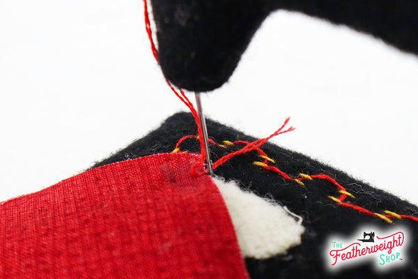 Kit, Wool Pin Cushion ~ Theresa's Old Black Singer Sewing Machine – The ...