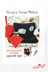 Kit, Wool Pin Cushion ~ Theresa's Old Black Singer Sewing Machine – The ...