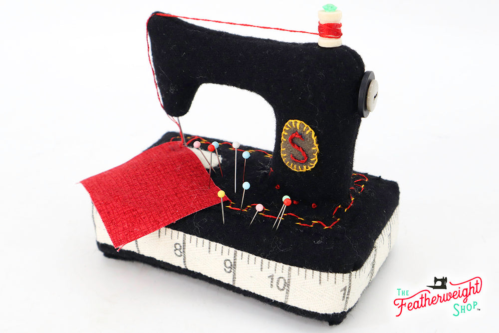 Kit, Wool Pin Cushion ~ Theresa's Old Black Singer Sewing Machine – The ...