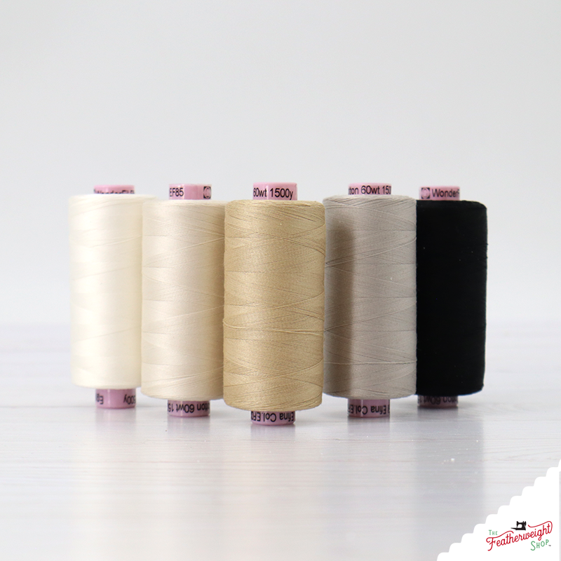 Thread Spool, Wonderfil 60wt 100% Egyptian Long-Strand Cotton - 1500 y ...