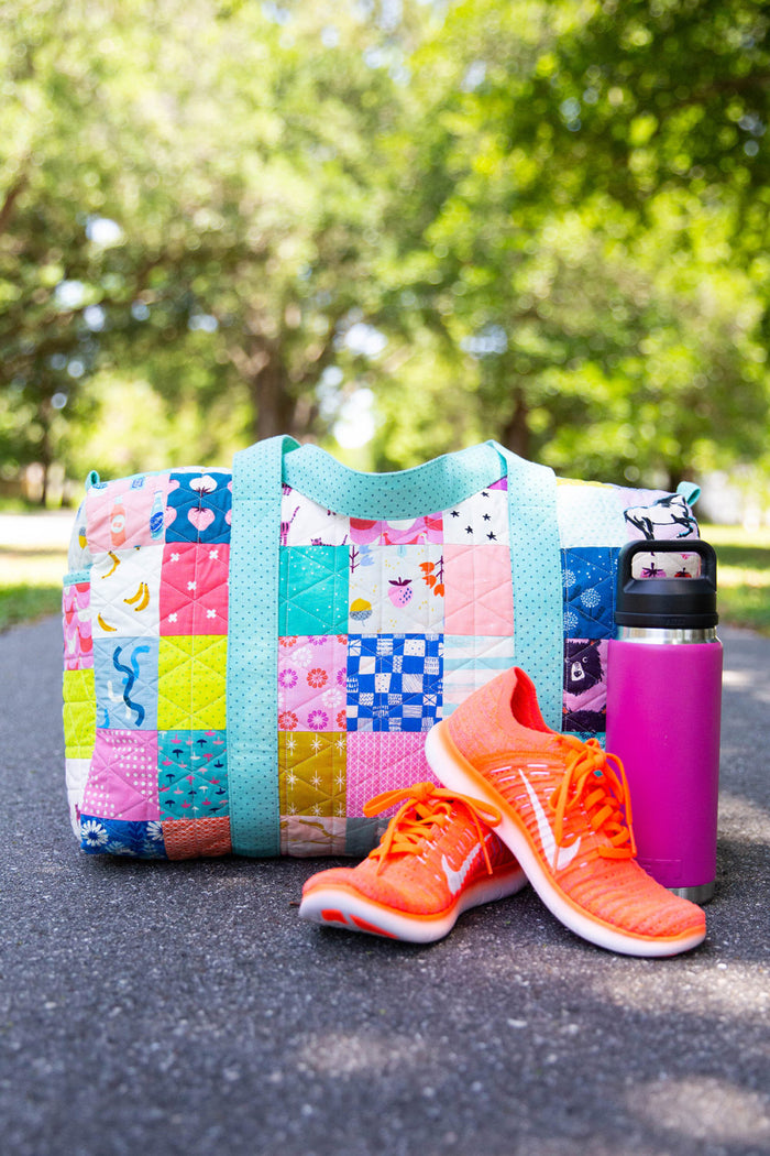 PATTERN, Quilted PATCHWORK Duffle Bag by Knot & Thread – The Singer ...