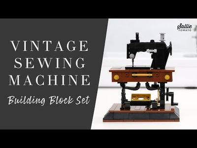 Treadle Sewing Machine Lego-Style Toy Building Block Set by Sallie Tom ...