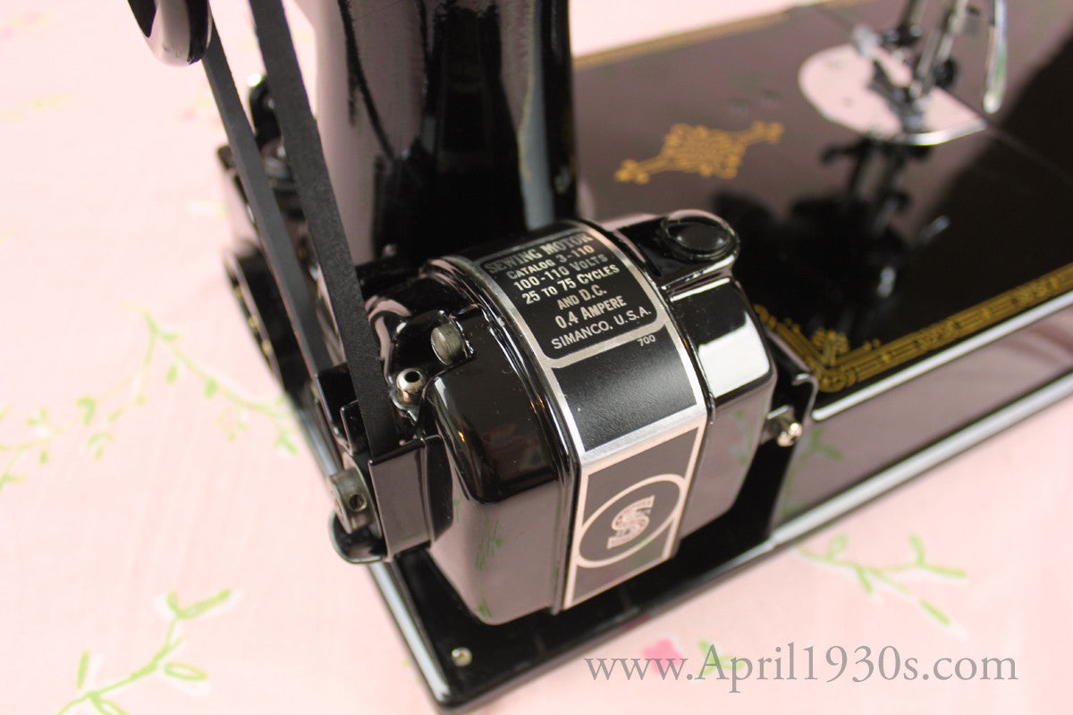 Singer Featherweight 221 Sewing Machine, BLACKSIDE AG004*** (SOLD ...