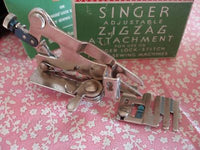ZigZag Adjustable Attachment, Singer Featherweight (Vintage Original ...