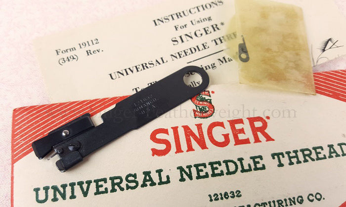 Needle Threader, BLACKSIDE SET, Singer (Vintage Original) – The Singer ...