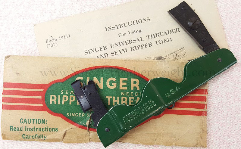 Needle Threader and Seam Ripper, Singer (Vintage Original) – The Singer ...
