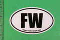 Bumper Sticker, Oval FW "Featherweight" – The Singer Featherweight Shop