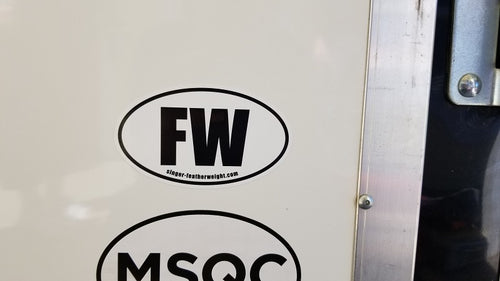 Bumper Sticker, Oval FW "Featherweight" – The Singer Featherweight Shop