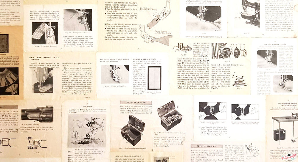 Ephemera, Singer Featherweight Paper, Collage & Decor Scrap – The ...