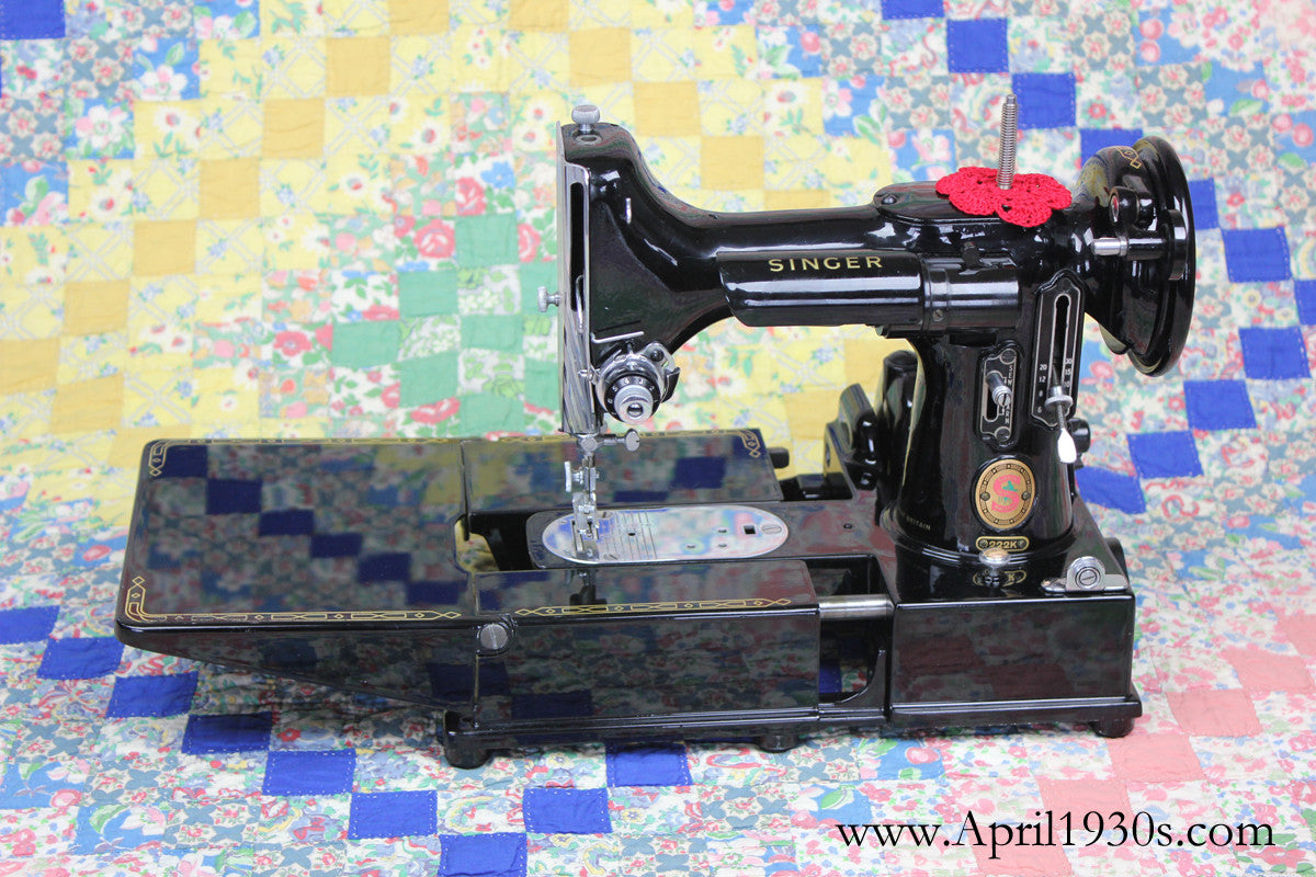 Singer Featherweight 222K Sewing Machine, ER0231**CH – The Singer ...