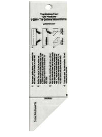 Cutting Ruler, TQM The Binding Tool Template Ruler – The Singer ...