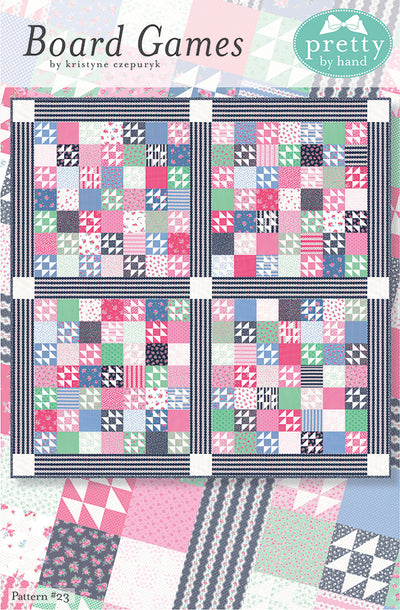 PATTERN, BOARD GAMES Quilt by Kristyne Czepuryk Pretty by Hand – The ...