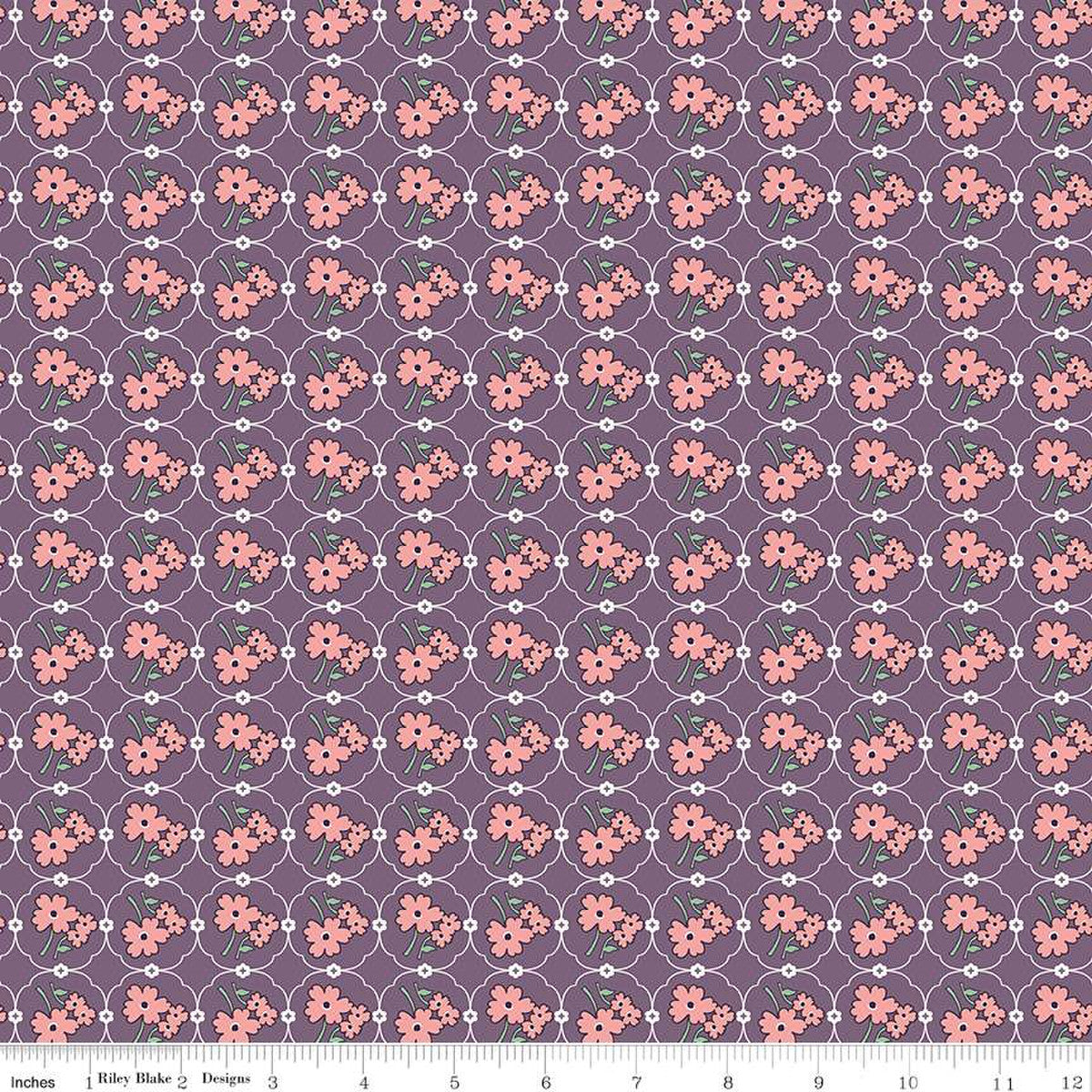 Fabric, Bee Vintage by Lori Holt CORNELIA PLUM (by the yard) – The ...