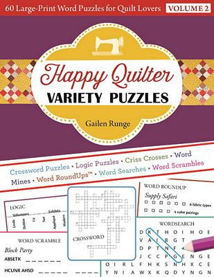 Book, More Happy Quilter Variety Puzzles Volume 2 – The Singer ...